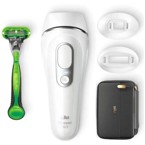 Фотоэпилятор Braun Silk expert Pro 5 IPL PL5145, белый