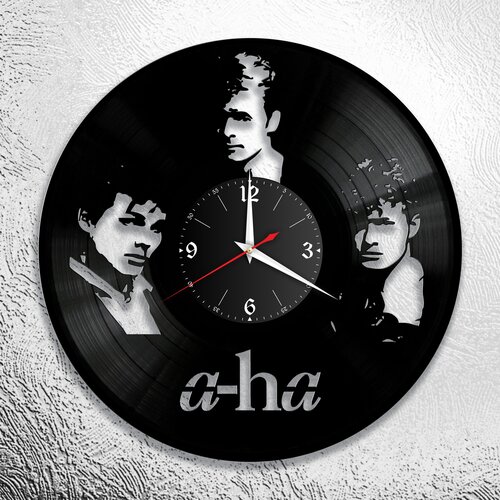 Настенные часы из виниловой пластинки с группой A-ha