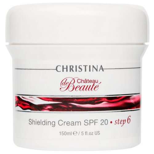 Christina Chateau De Beaute Shielding Cream Защитный крем для лица SPF 20 (шаг 6), 150 мл