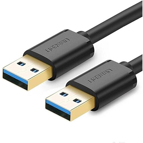 Ugreen 10371 Кабель UGREEN US128 USB-A - USB-A (папа-папа), цвет: черный, 2M