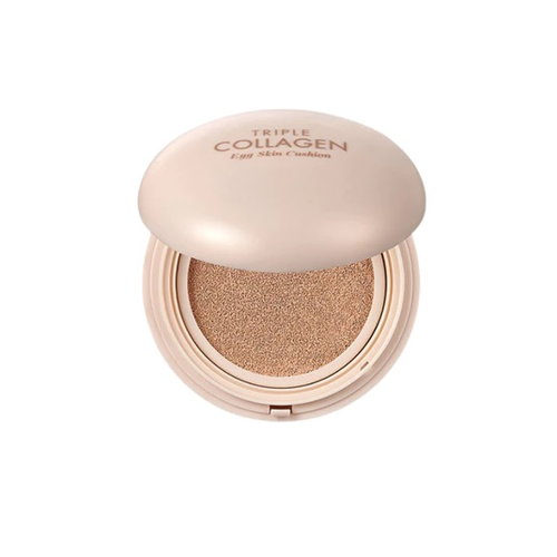Кушон для лица с коллагеном TONY MOLY Collagen Egg Skin Cushion SPF50+/PA++++ 01 Skin beige 15g