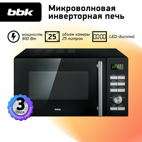 Микроволновая печь BBK 25MWI-939T/B, черный