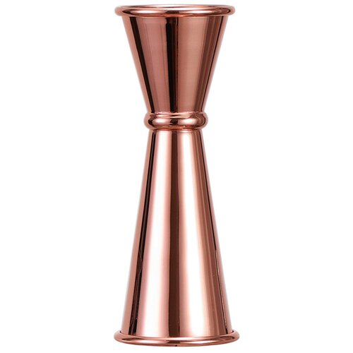 Джиггер, мерный стакан из нержавеющей стали 30/60 мл, цвет розовый золотистый Kitchen Angel KA-JGR1-03