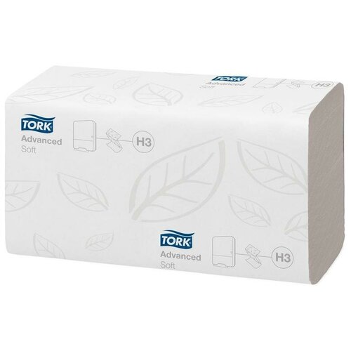 Полотенца бумажные TORK Advanced singlefold белые 290184, 5 уп., белый 23 х 23 см