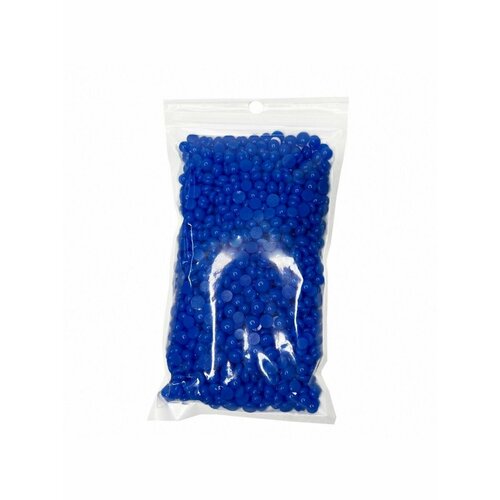 Воск полимерный в гранулах в пакете, 100 гр, 02 Azulen (Полупрозрачный), LILU, 01-1103, 4680379246207