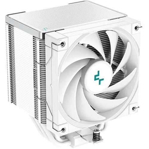 DEEPCOOL AK500 WH LGA20XX/1700/1200/115X/AM5/AM4 (9шт/кор, TDP 240W, PWM, Fan 120mm, 5 тепл. Трубок, Copper Base, белый) RET