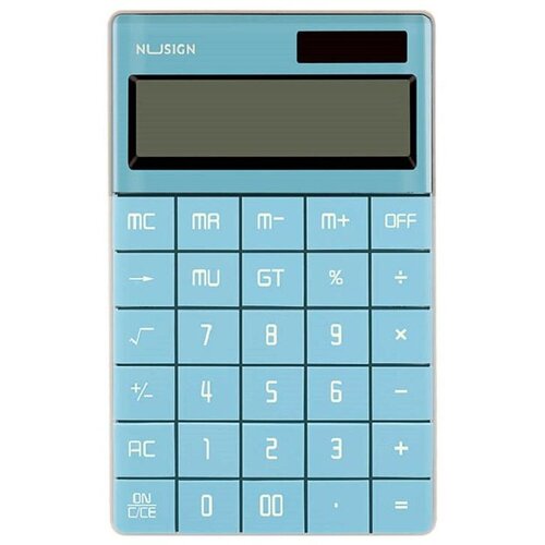 Калькулятор настольный Deli Nusign ENS041blue синий