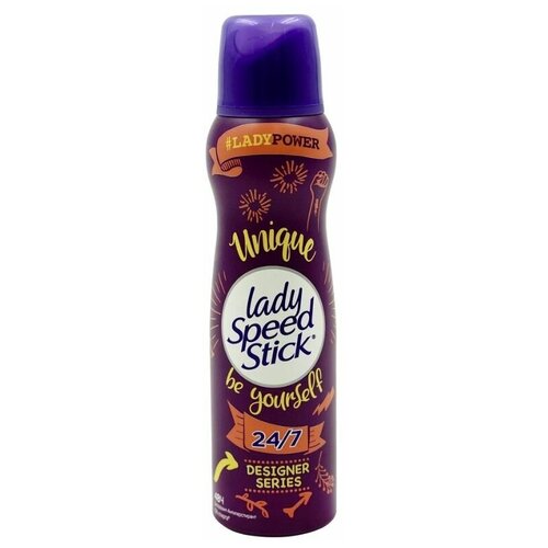Lady Speed Stick Антиперспирант-дезодорант спрей Unique Be Yourself, 150 мл