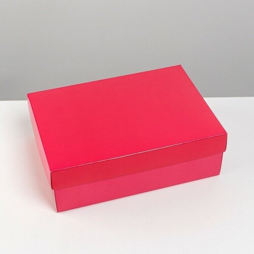 Коробка подарочная складная, упаковка, «Фуксия», 21 х 15 х 7 см
