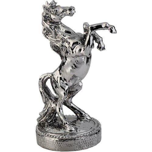 Статуэтка Horse Silver Конь. Chinelli. Высота 13 см. Посеребрение. Италия. Подарочная упаковка.