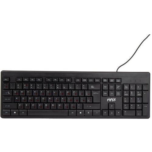 Клавиатура HIPER WIRED KEYBOARD OK-1100 BLACK