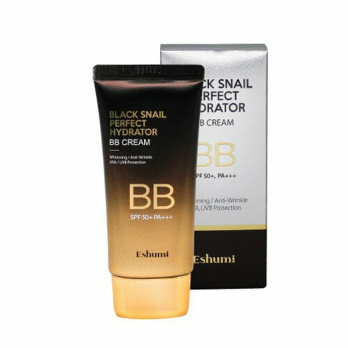 BB крем с муцином черной улитки Eshumi Black Snail Perfect Hydrator Bb Cream Spf 50+ Pa+++, 50мл