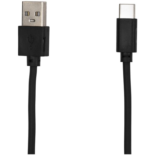 Кабель SunWind USB (m)-USB Type-C (m) 1м черный блистер