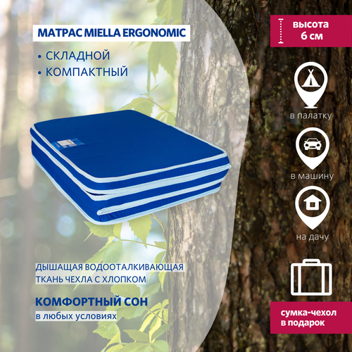 Матрас складной MIELLA Twisted-Ergonomic OKS 140x200