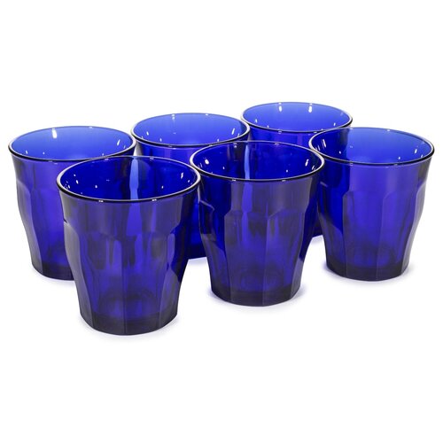 Набор стаканов Duralex Picardie Saphir, Q9050, 310 мл, 6 шт., синий