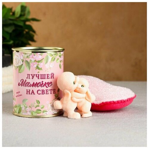 Подарочный набор мыла "Лучшей мамочке" мочалка