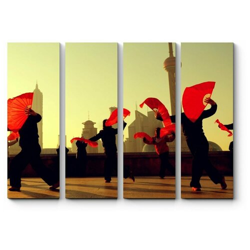 Модульная картина Китайская культура танца110x83