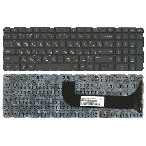 Клавиатура для HP Envy m6-1152er черная без рамки