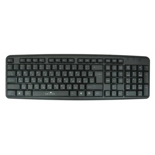 Клавиатура Oklick 130M Multimedia Keyboard Black USB