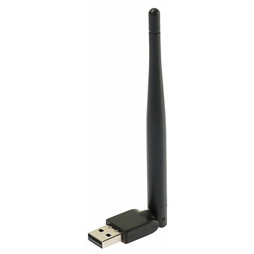 Wi-Fi адаптер Selenga 2.4 ГГц 150Мбит USB 802.11 без антенны черный