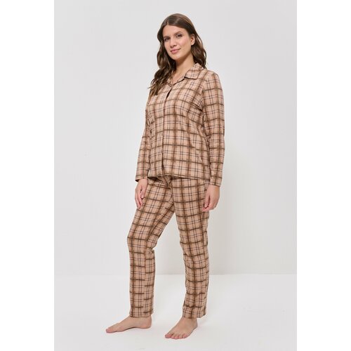 Пижама  CLEO, размер 52, коричневый