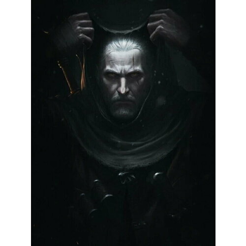 Плакат, постер на бумаге Witcher 3: Wild Hunt/Ведьмак 3: Дикая Охота/игровые/игра/компьютерные герои персонажи. Размер 21 х 30 см