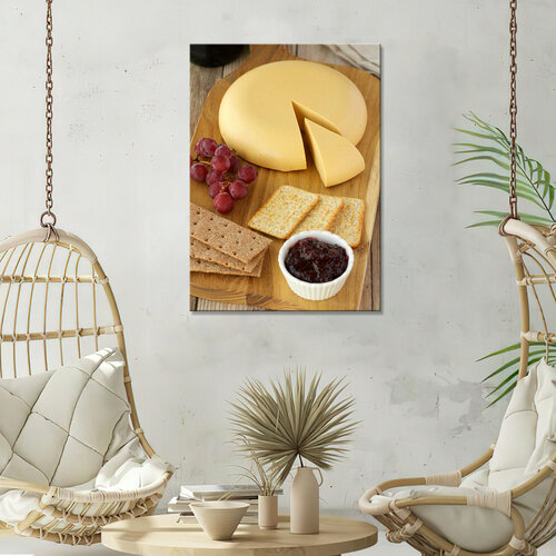 Картина/Картина на холсте для интерьера/Картина на стену/Картина для кухни/ - Сырный завтрак 20х30