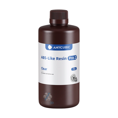 Фотополимерная смола Anycubic ABS+ LIKE Resin PRO 2 UV Resin для 3D принтера 405нм Полупрозрачный (Clear) 1 литр