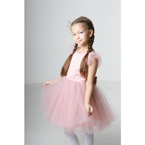 Платье DaEl kids, размер 122, розовый