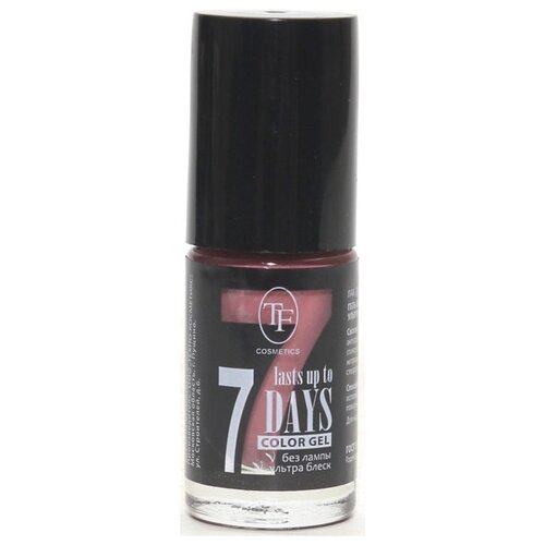 TF Cosmetics лак для ногтей 7 days Color Gel, 8 мл, №218 розовый шифон
