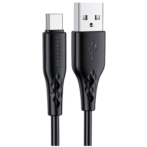 Кабель USB - микро USB Borofone BX48, 1.0м, 2.4A, цвет: чёрный