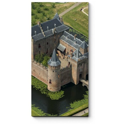 Модульная картина Средневековый замок Мейдерслот в Нидерландах30x60