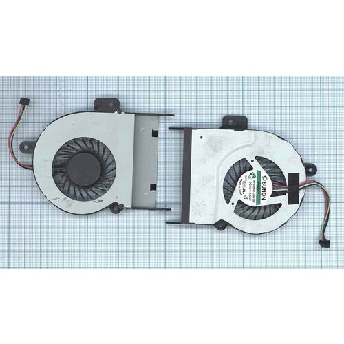 Вентилятор (кулер) для Asus X55U (4-pin, 9 mm) ver.1