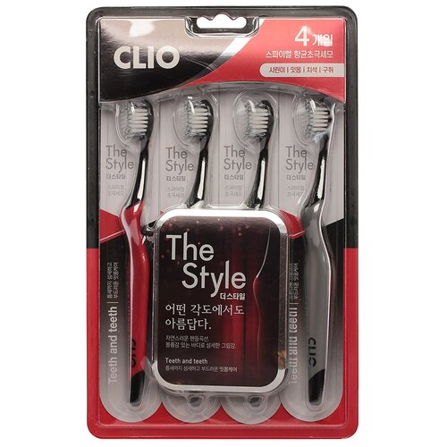 Зубная щетка набор CLIO The Style Toothbrush (4 шт)