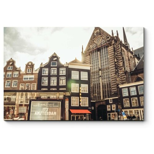 Модульная картина В центре Амстердама 40x27
