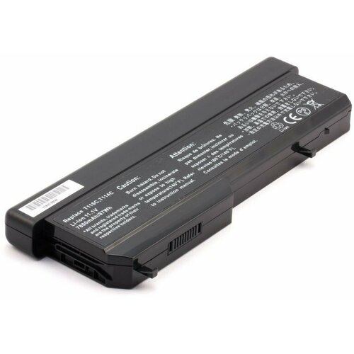Усиленный аккумулятор для ноутбука DE-1310H Dell Vostro 1310, 1320, 1510, 1520, 2510, PP36L, PP36S (7200mAh)