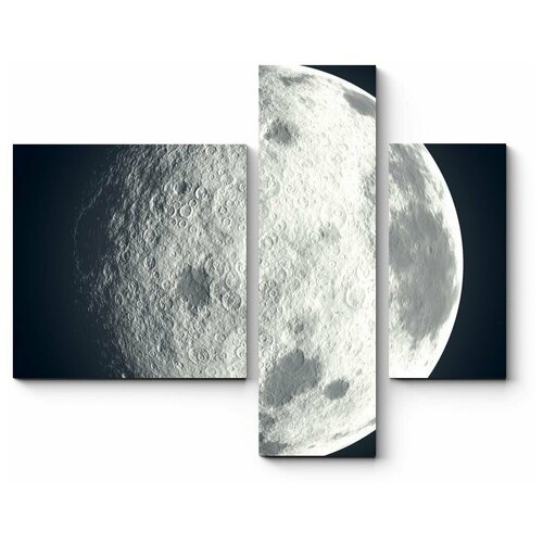 Модульная картина Безупречная Луна 130x107