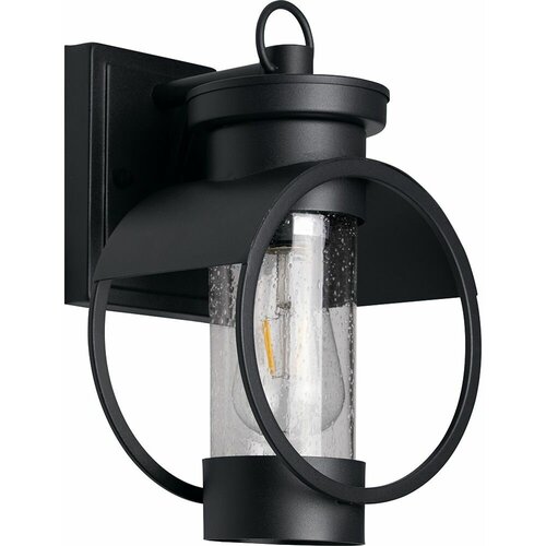 Feron Уличный настенный светильник Копенгаген PL530 11889, E27, 60 Вт, цвет арматуры: черный, цвет плафона бесцветный