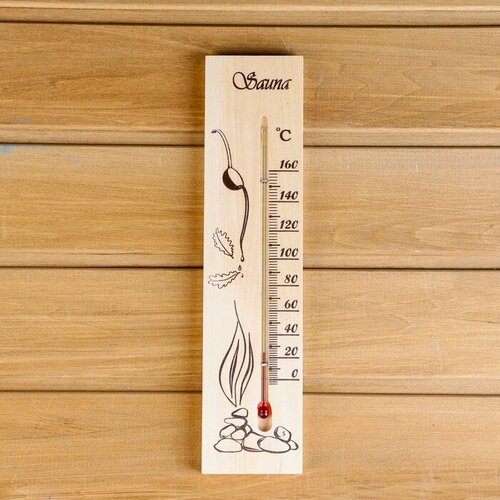 Термометр "Sauna", для бань и саун, мод. ТСС-1, от 0° до +160°C, микс