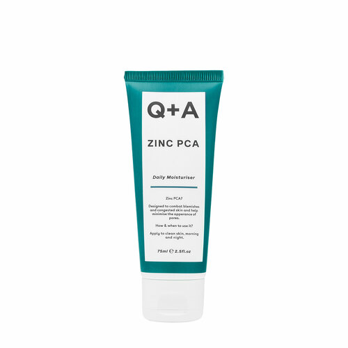 Q+A Увлажняющий крем для проблемной кожи лица Zinc PCA 75 мл
