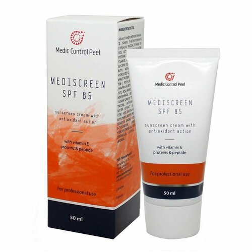 Medic Control Peel Солнцезащитный крем для всех типов кожи SPF 85 Mediscreen Медик Контрол Пил, 50 мл
