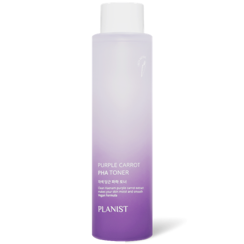 Тонер-эксфолиант для лица с экстрактом фиолетовой моркови Daeng Gi Meo Ri Planist Purple Carrot PHA Toner, 300 мл