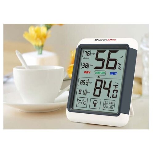 Термометр ThermoPro TP55, белый / черный