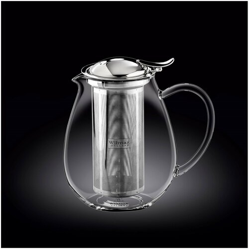 Заварочный чайник с ситечком Wilmax Thermo Glass 1300 мл