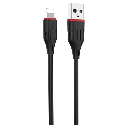 Кабель Borofone BX17 Enjoy USB - Lightning только для зарядки, 1 м, 1 шт., черный