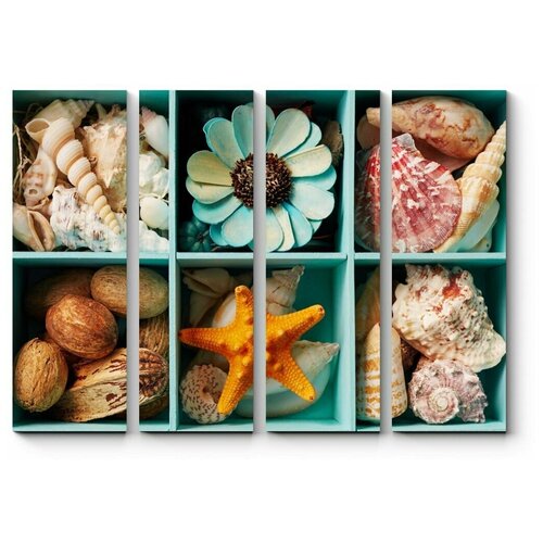 Модульная картина Коробочка с морскими сокровищами170x128