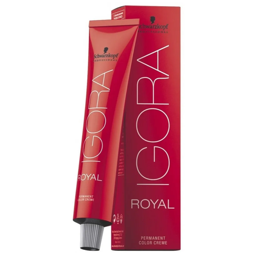 Schwarzkopf Professional, Igora Royal, 1-0 Стойкая крем-краска для волос, черный натуральный, 60 мл