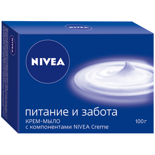 NIVEA Крем-мыло кусковое Питание и Забота, 100 г