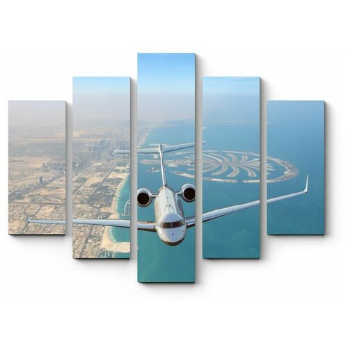 Модульная картина Пролетая над Дубаем115x92