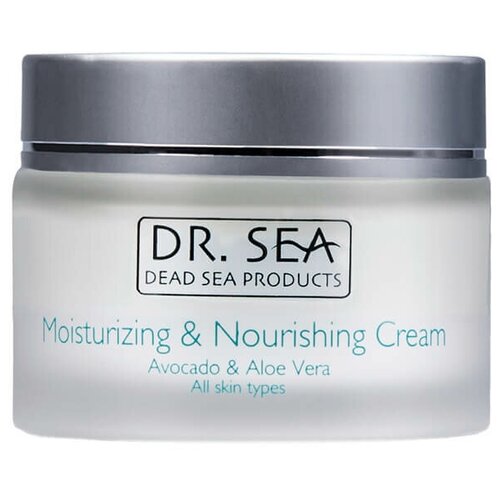 Dr. Sea Moisturizing Nourishing Cream крем для лица с маслом авокадо и экстрактом алоэ вера от морщин, 50 мл